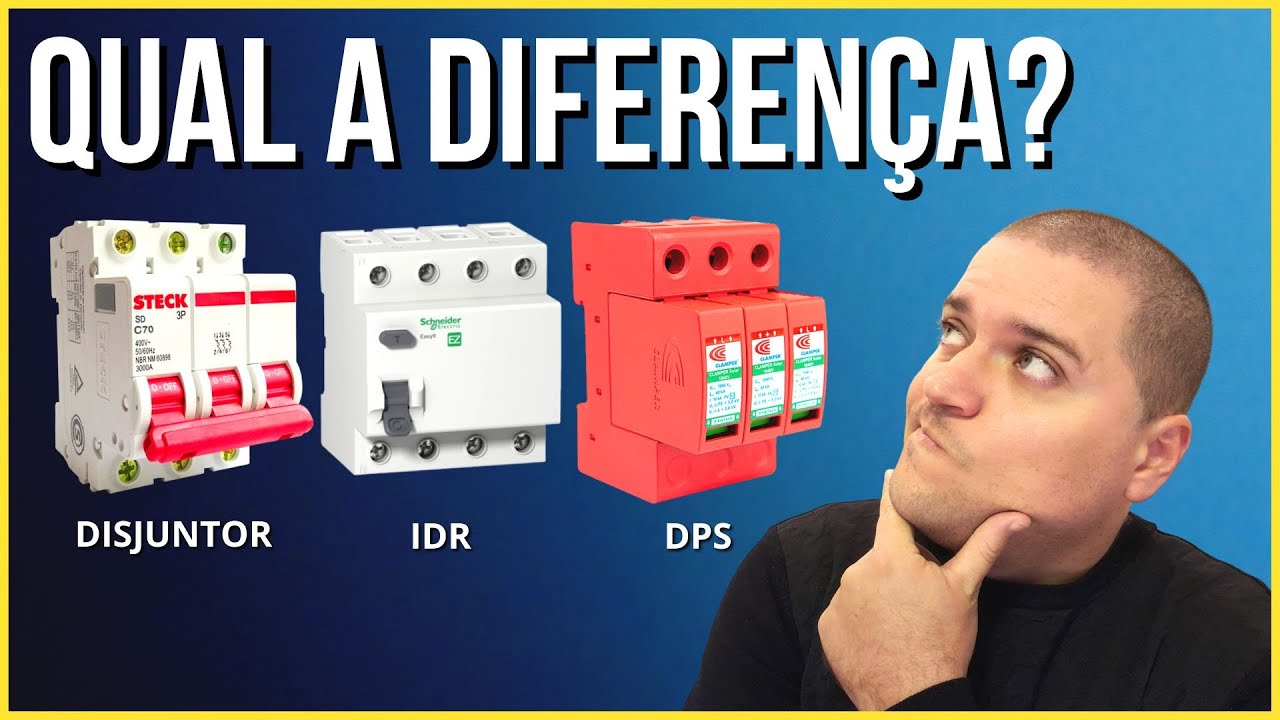 Diferença entre Disjuntor, DR, IDR, DDR e DPS: Guia Completo